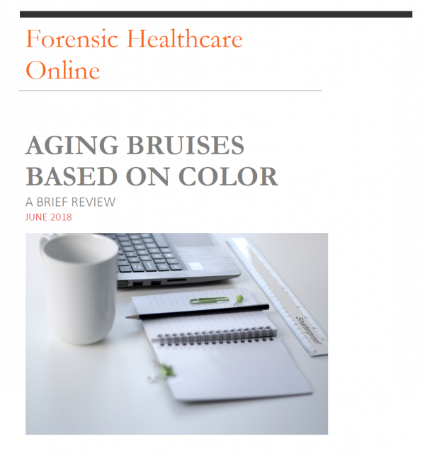 Aging Bruises Based On Color: A Brief Review | Forensic Healthcare Online